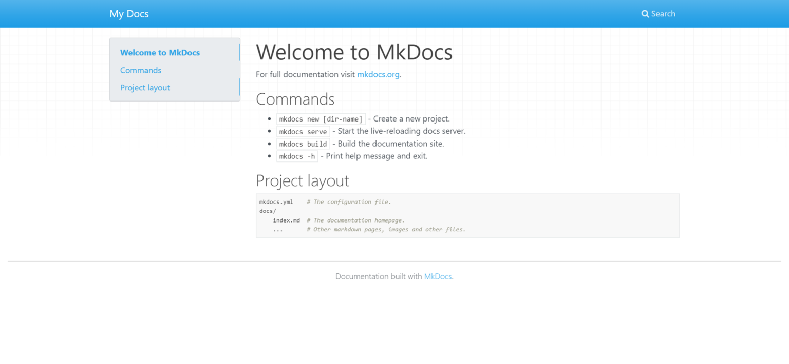 MkDocsでWebページ作成 Python | みやしんのプログラミングスキル通信