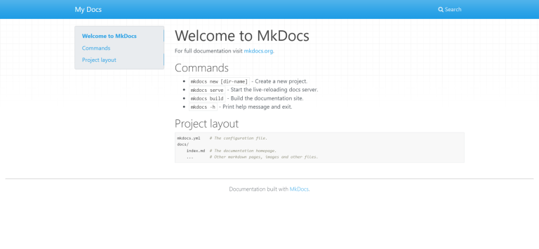 MkDocsでWebページ作成 Python | みやしんのプログラミングスキル通信